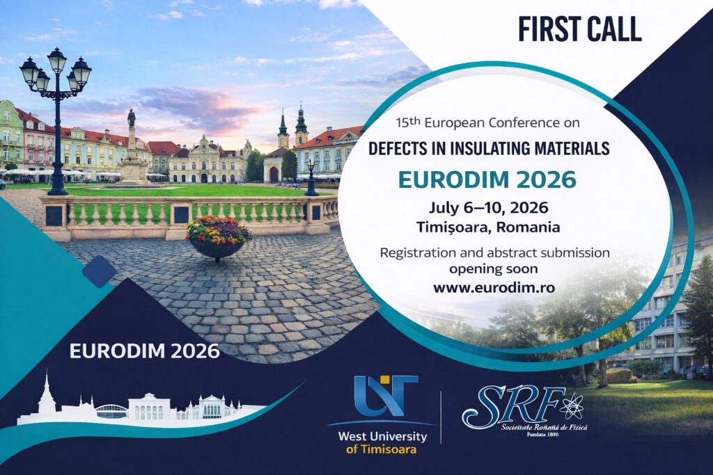 EURODIM 2026 European Conference - Facultatea de Fizica